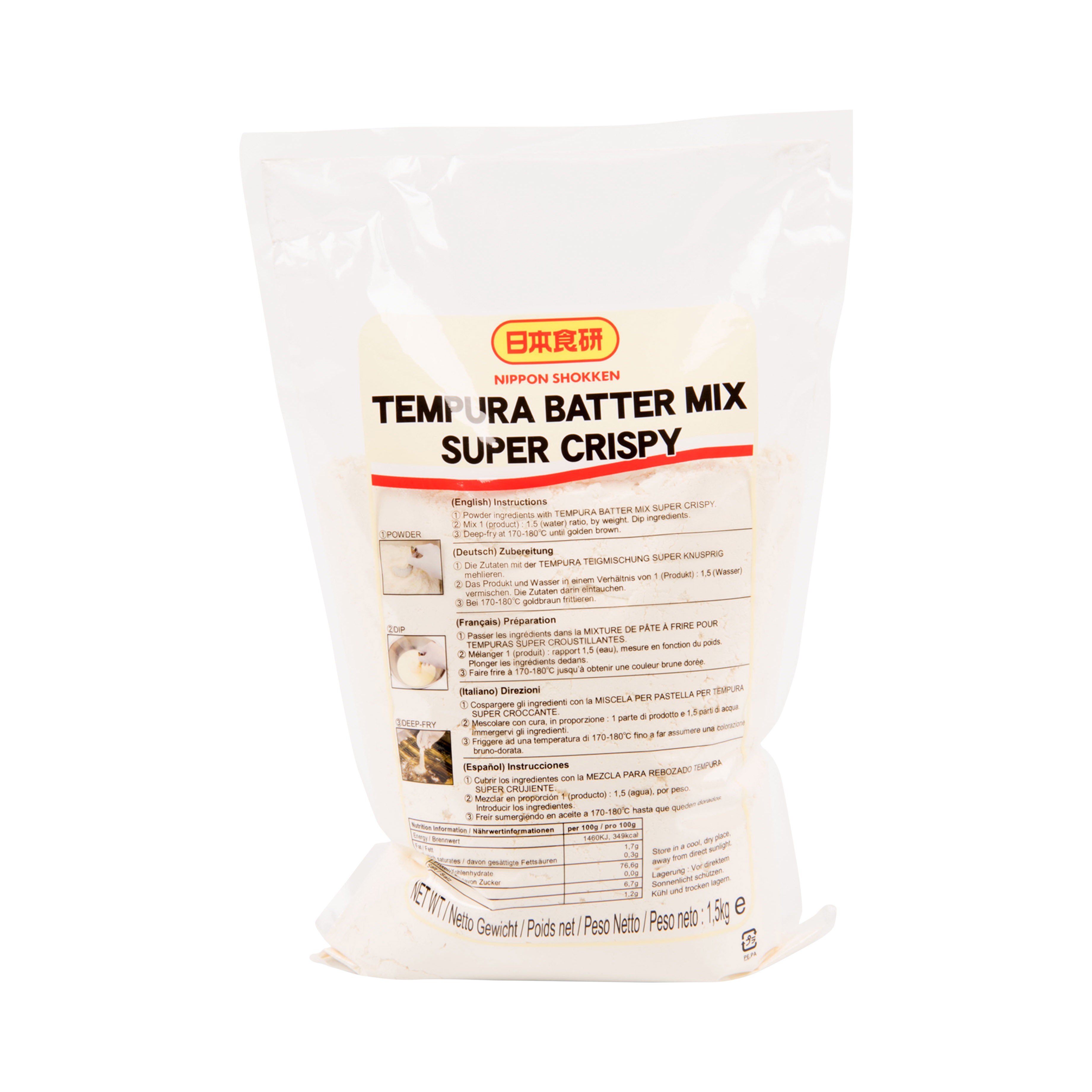 EU Wholesale Trade - Nihon Shokken Tempura Batter Mix 1,5kg